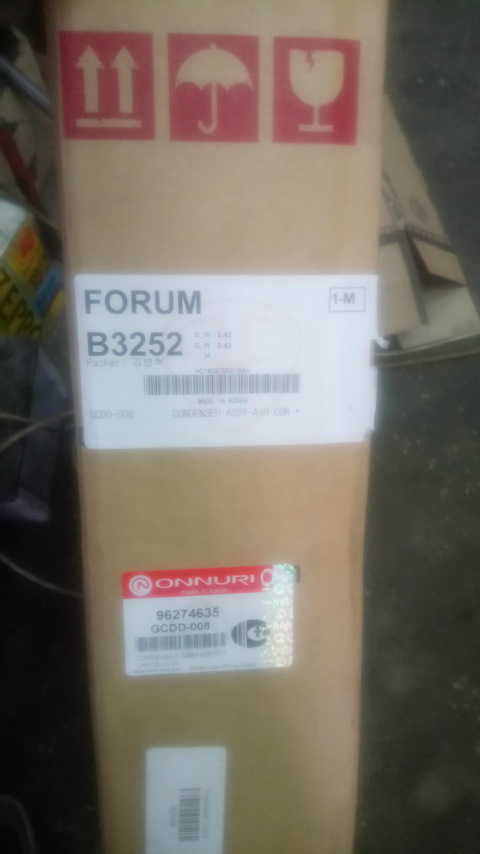 96274635 Конденсатор, кондиционер GM | Запчасти на DRIVE2