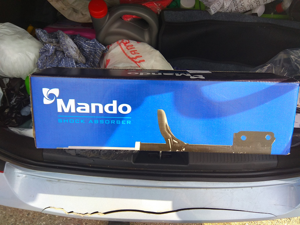 Замена передней левой стойки — Chevrolet Aveo Sedan (2G), 1,6 л, 2012 ...