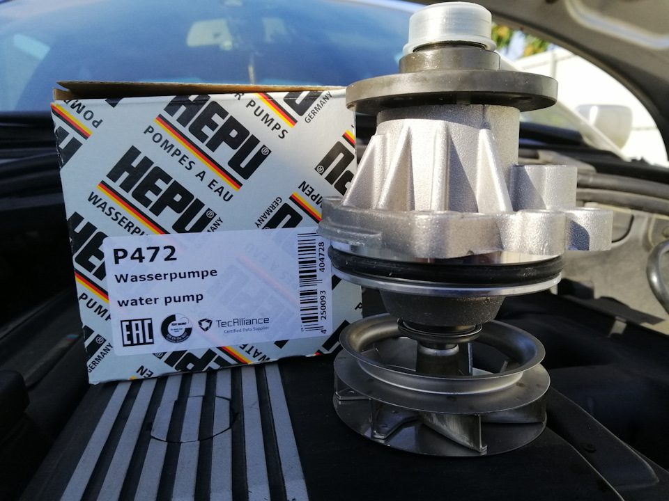 Замена водяной помпы охлаждения — BMW 3 series (E46), 2 л, 2000 года | плановое ТО | DRIVE2