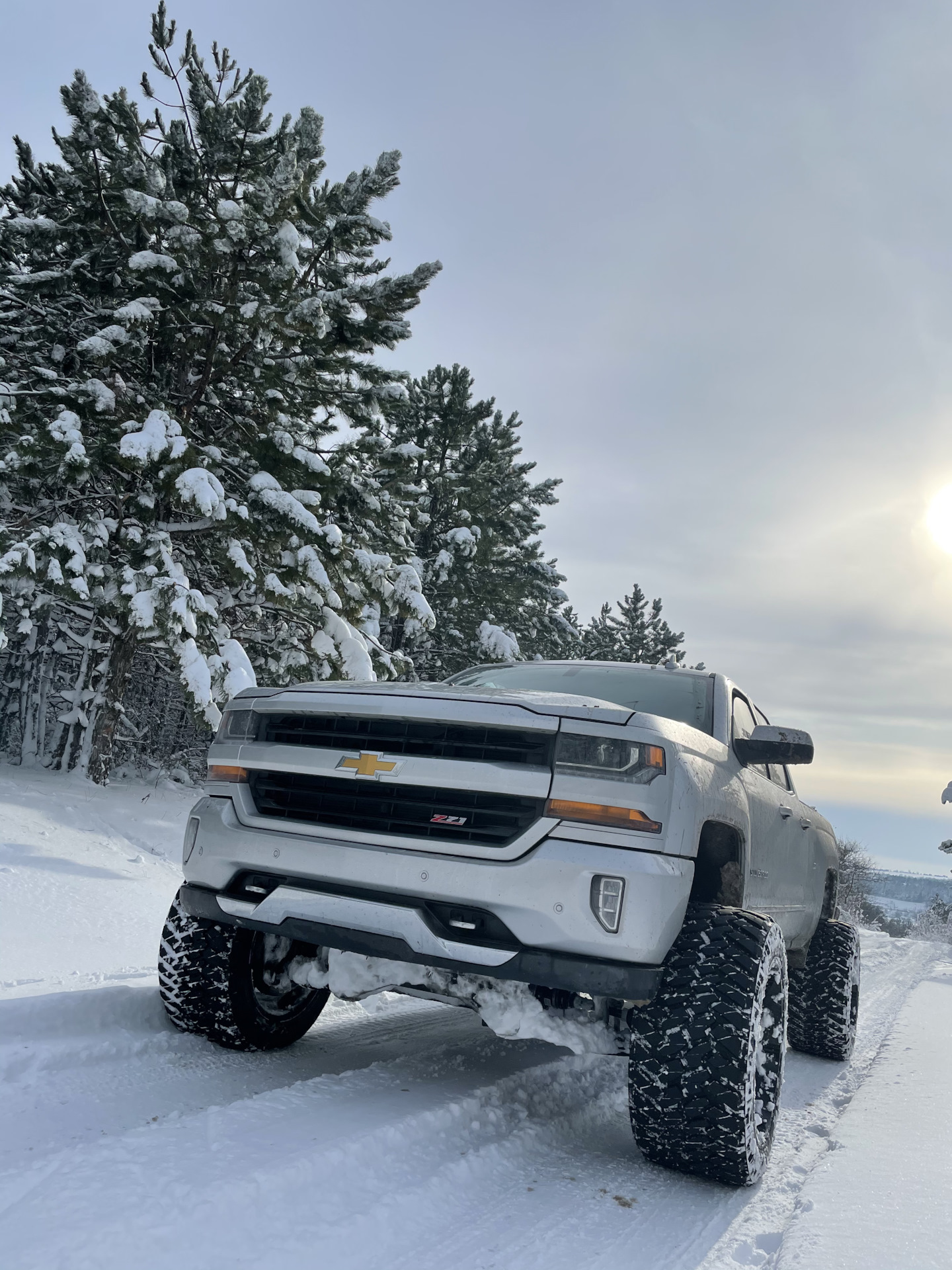 Let it snow — Chevrolet Silverado (K2XX), 5,3 л, 2018 года | покатушки ...