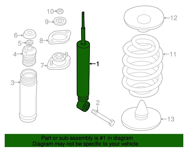 33526757045 Амортизатор Зд BMW | Запчасти на DRIVE2
