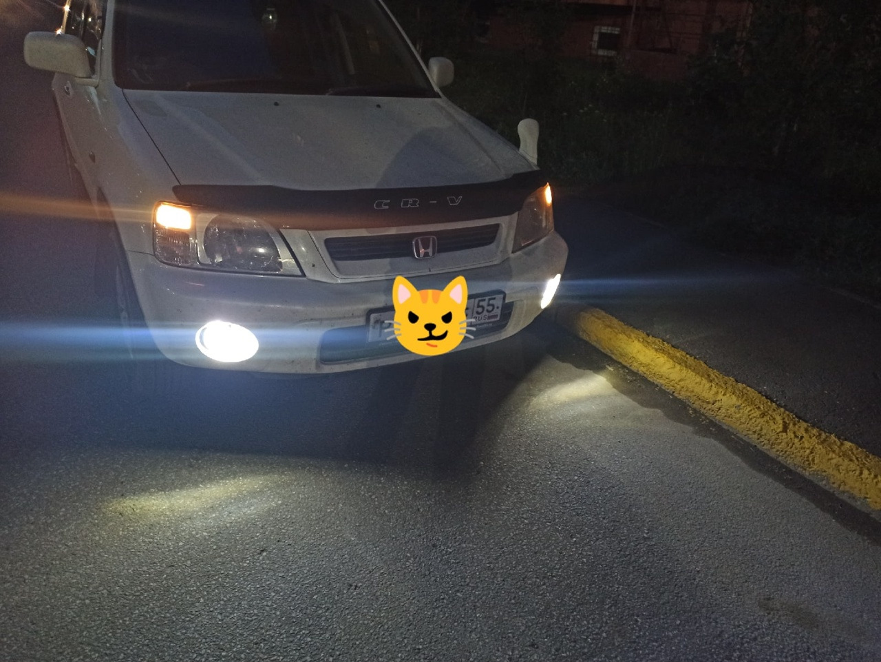 Установка противотуманных LED-фар Hoda CR-V RD-1 — Honda CR-V (RD1/RD2), 2 л, 1999 года | своими ...