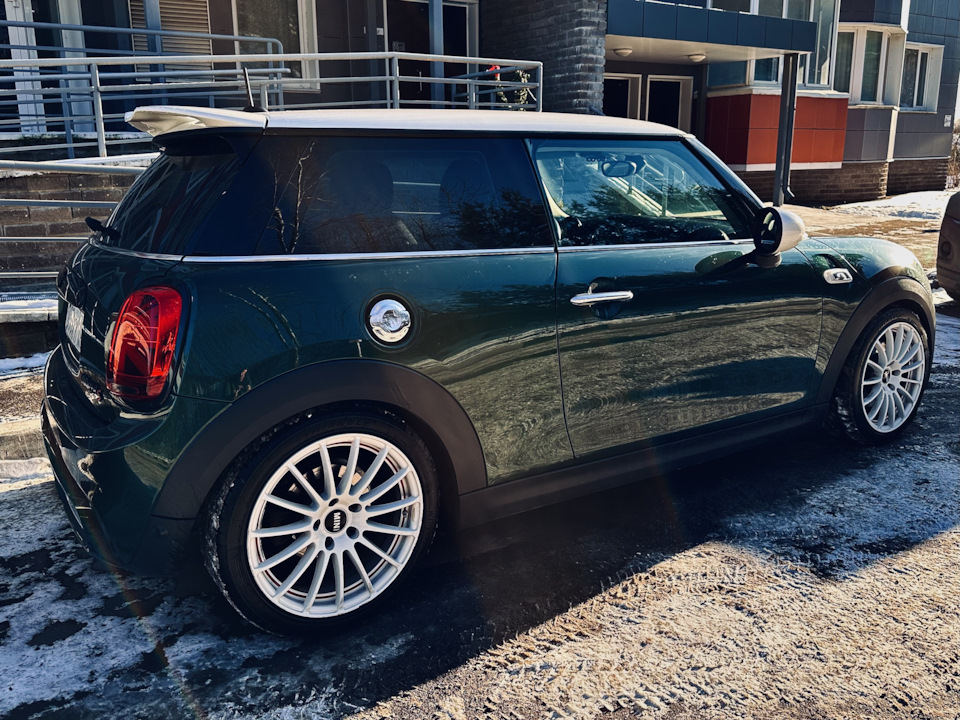 Занижение / H&R -30 + стойки Bilstein — MINI Cooper S Mk III, 2 л, 2014 ...