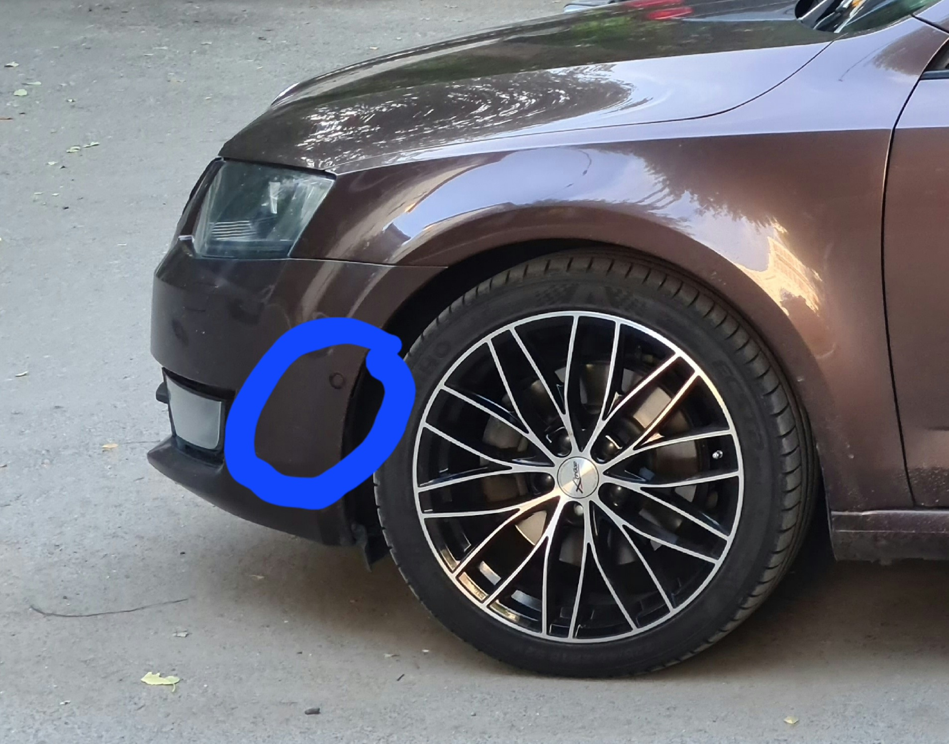 Бампер Skoda Octavia a7 от RS — Skoda Octavia A7 Mk3, 1,8 л, 2014 года ...
