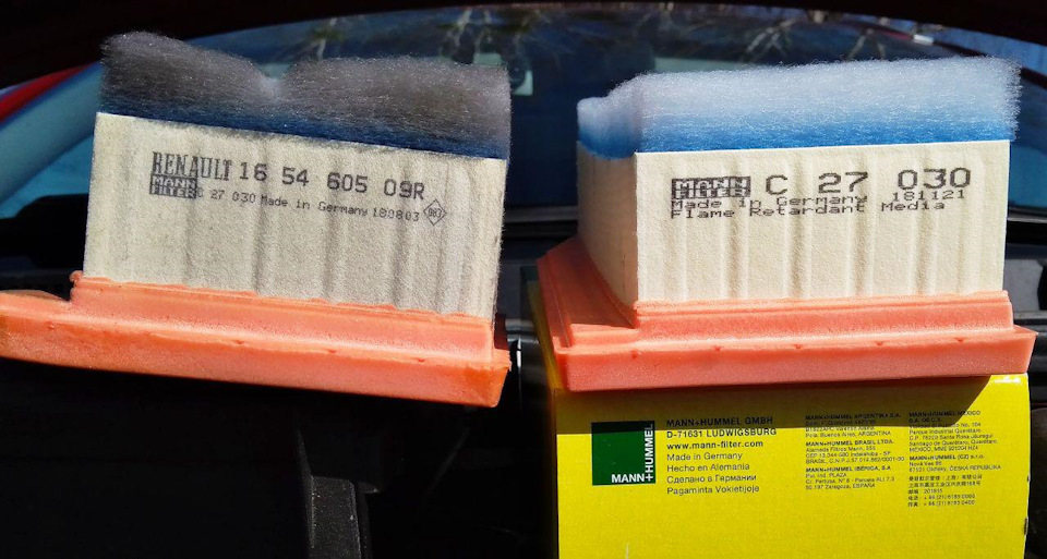 C27030 Воздушный фильтр MANN FILTER | Запчасти на DRIVE2