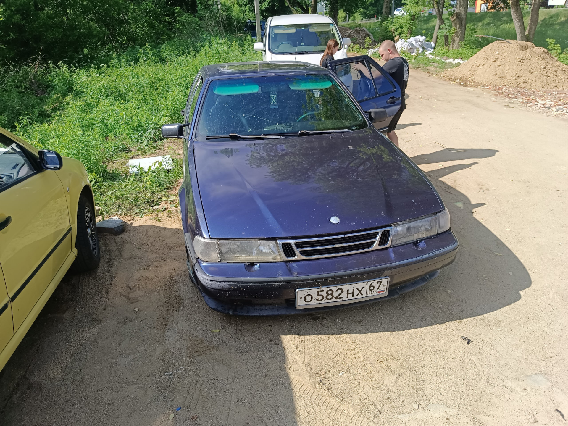 Остатки прошлого владельца — Saab 9000, 2,3 л, 1995 года | фотография | DRIVE2