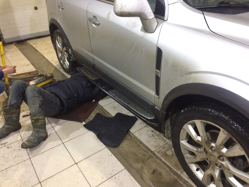Пороги от Шевроле Каптива — Opel Antara, 2,2 л, 2013 года | аксессуары ...