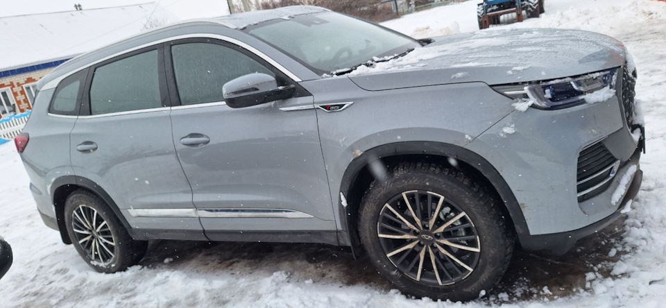 Каркасная тонировка в круг — Chery Tiggo 8 Pro Max, 1,6 л, 2024 года ...