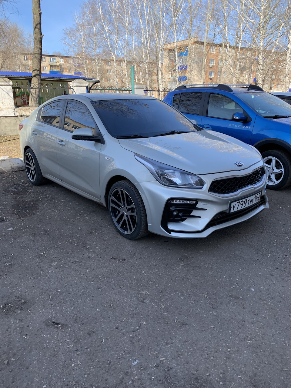 Открытие сезона на рельсах R-17) — KIA Rio (4G), 1,4 л, 2018 года ...