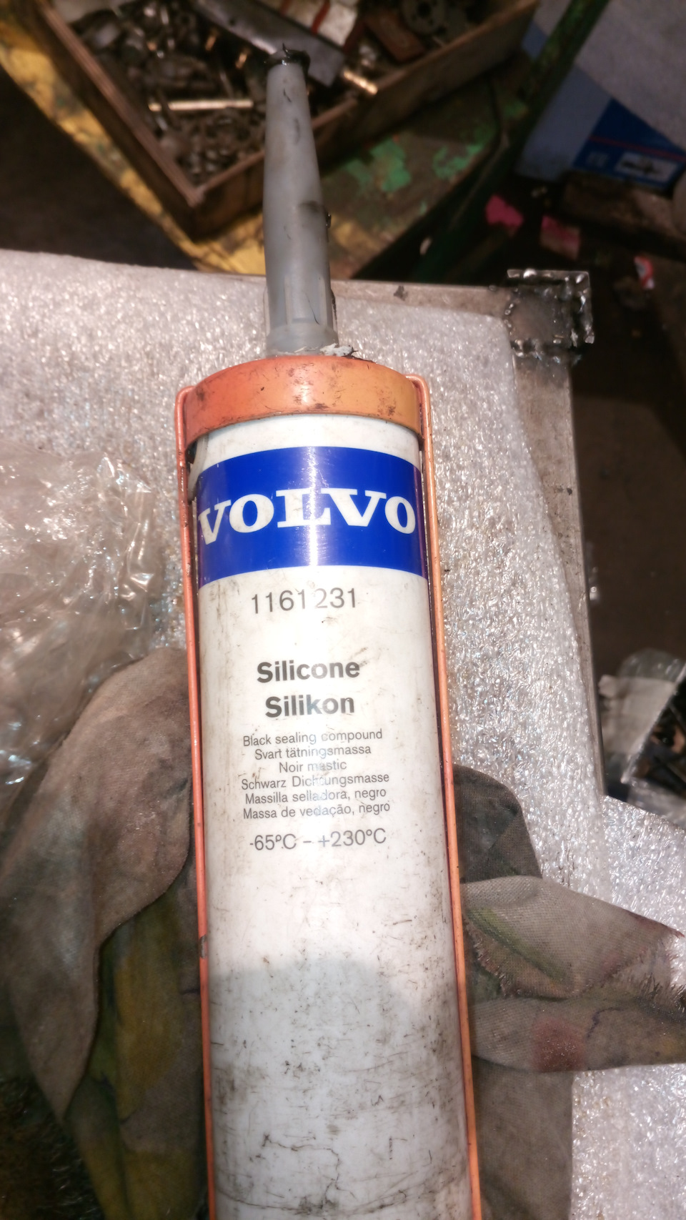 1161231 Герметик- прокладка am-120at высоктемпературный Volvo ...