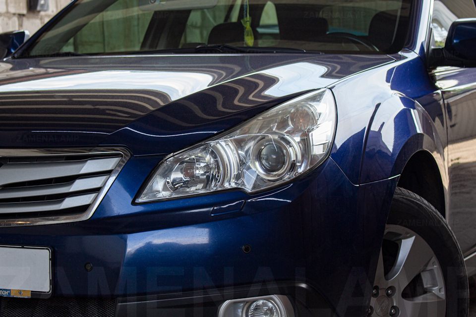 SUBARU OUTBACK B14 замена штатных линз на Hella 5 — ZAMENALAMP на DRIVE2