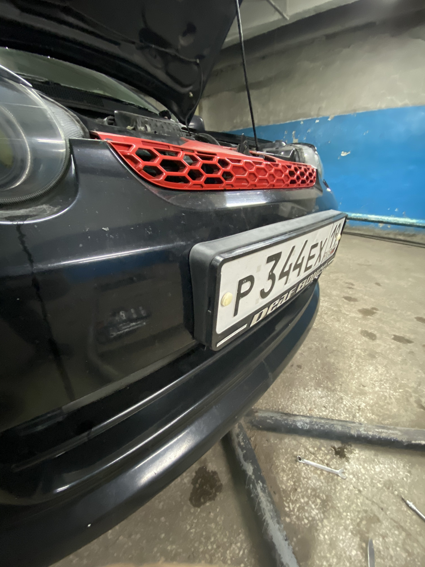 ⚫️Подставка под рамку номера🔴 — Honda HR-V (1G), 1,6 л, 2002 года ...