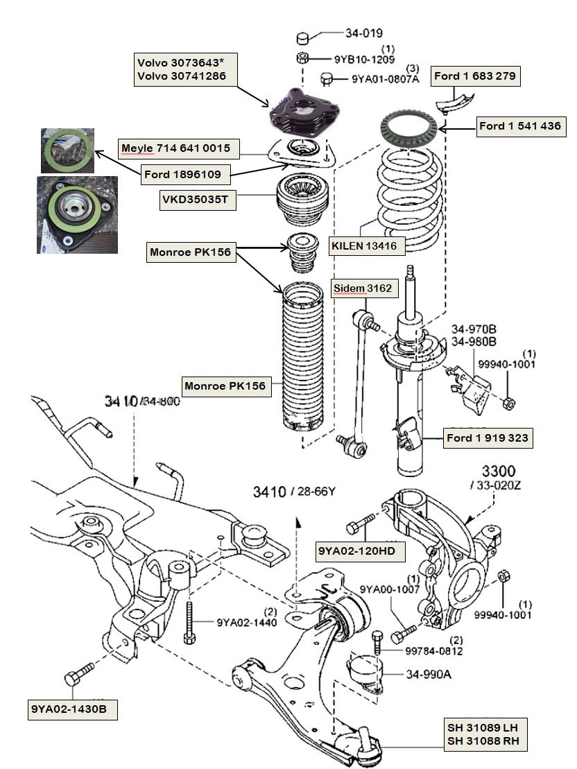 30741286 болт Volvo | Запчасти на DRIVE2