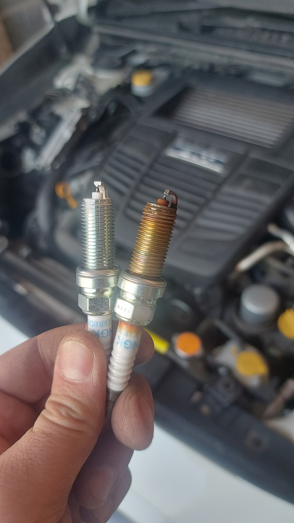 Замена свечей зажигания. — Subaru Levorg (VM), 1,6 л, 2014 года ...