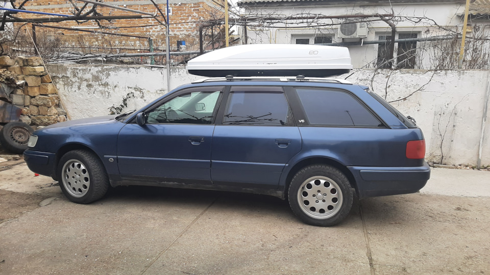 Бокс на крышу ! — Audi 100 Avant (C4), 2,6 л, 1993 года | аксессуары ...