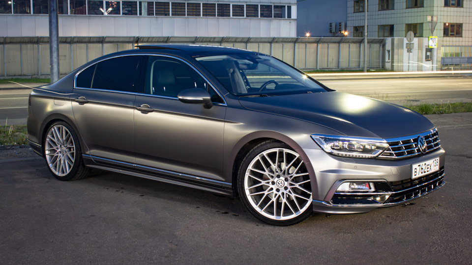 Volkswagen Passat B8 1.8 бензиновый 2018 | R-Line 20" на DRIVE2