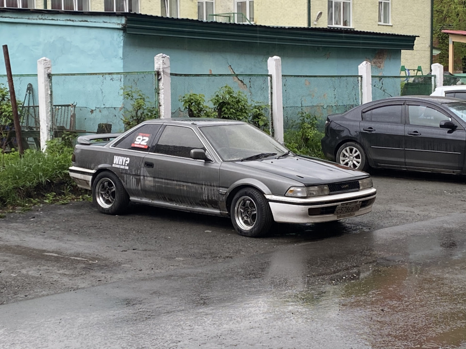 Завершение свапа 4a-ge и первые километры — Toyota Corolla Levin (AE91/92), 1,6 л, 1987 года ...