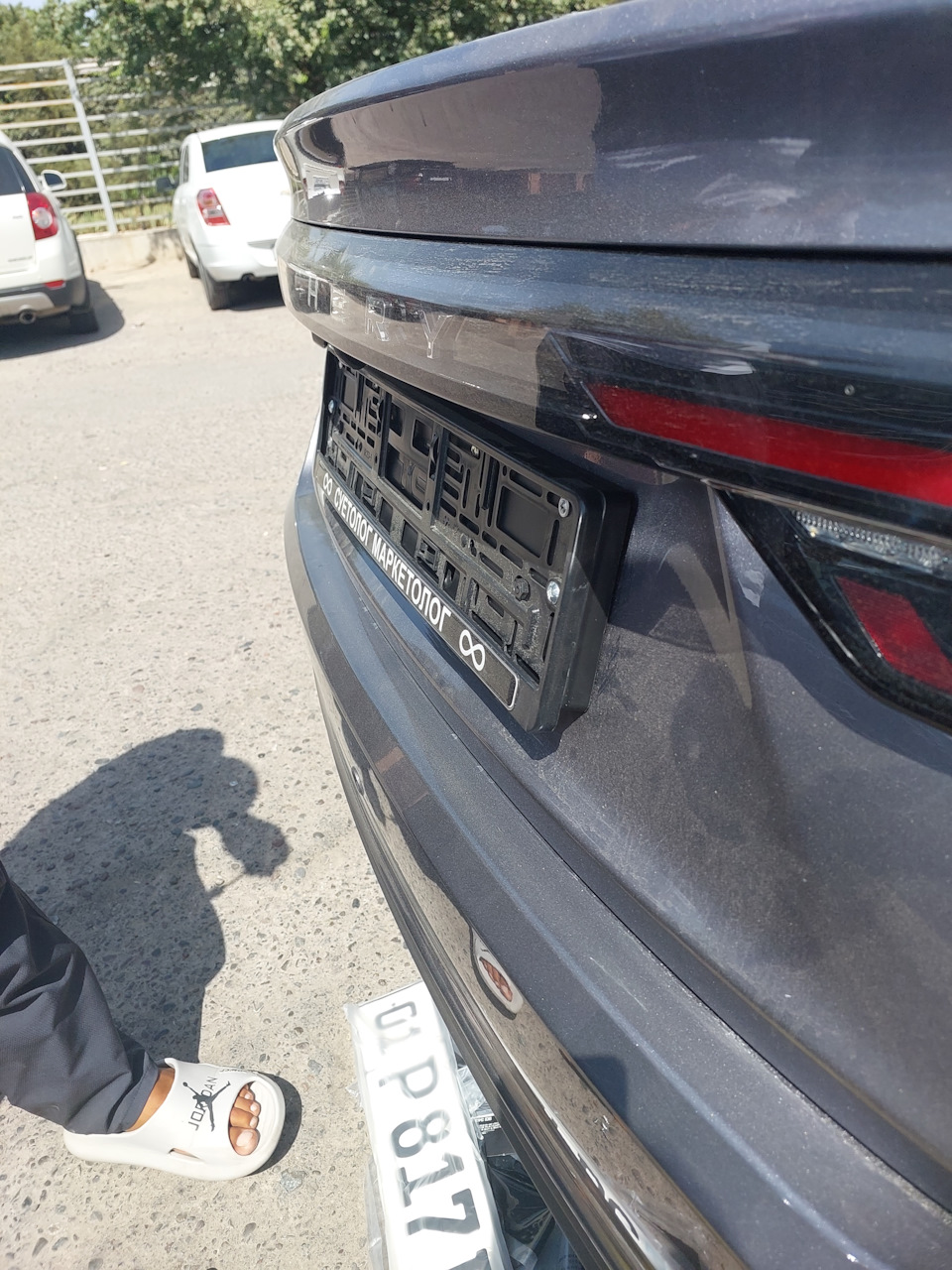 Подиум под номер — Chery Arrizo 6 Pro, 1,5 л, 2023 года | аксессуары ...