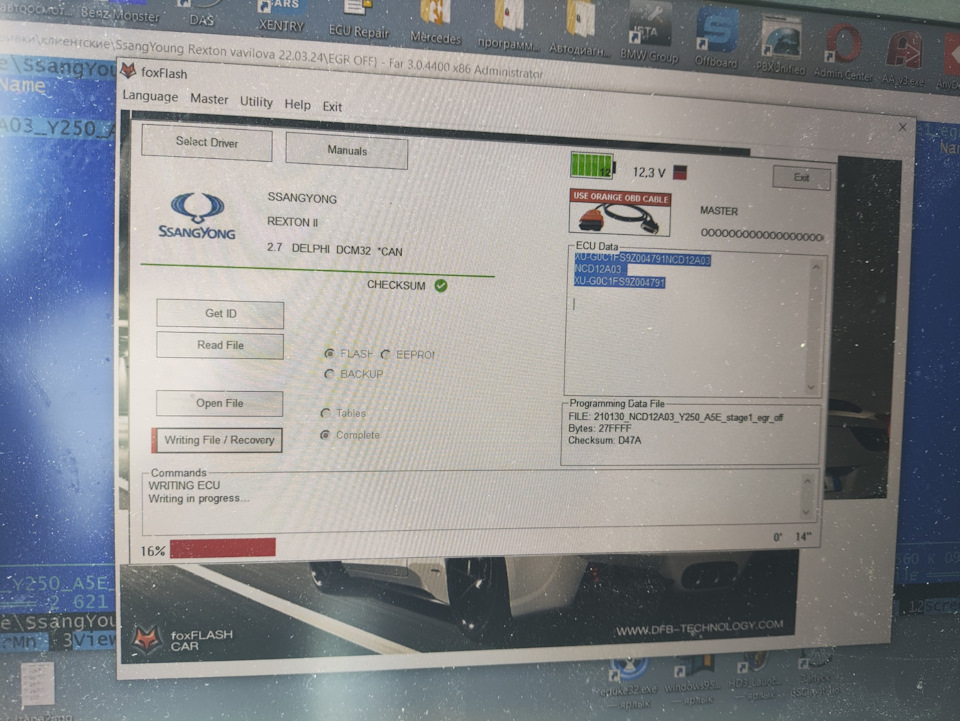 FOX Flash — Ssang Yong DCM3.2 — DRIVE2