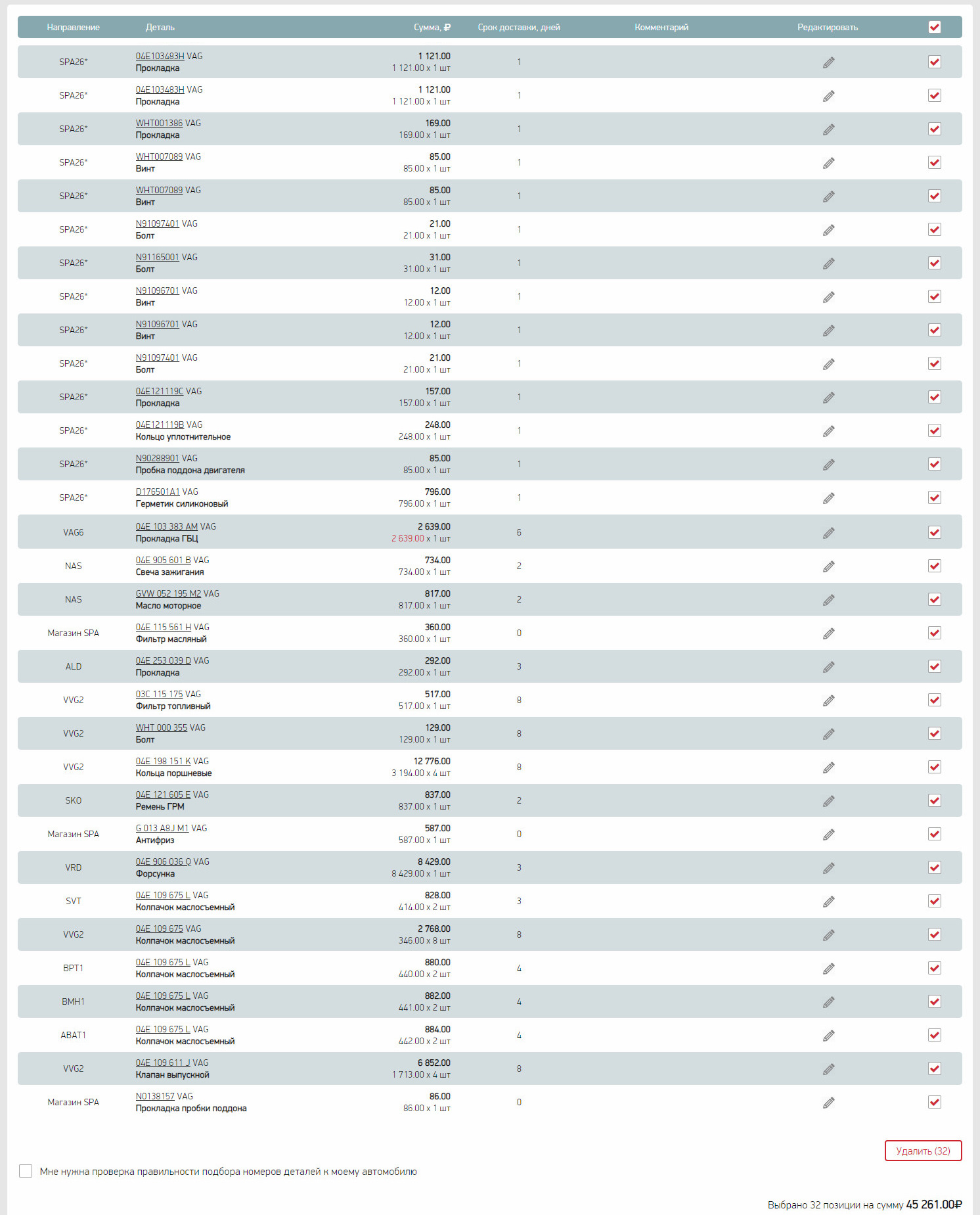 Замена колец — Volkswagen Golf Mk7, 1,4 л, 2013 года | визит на сервис ...