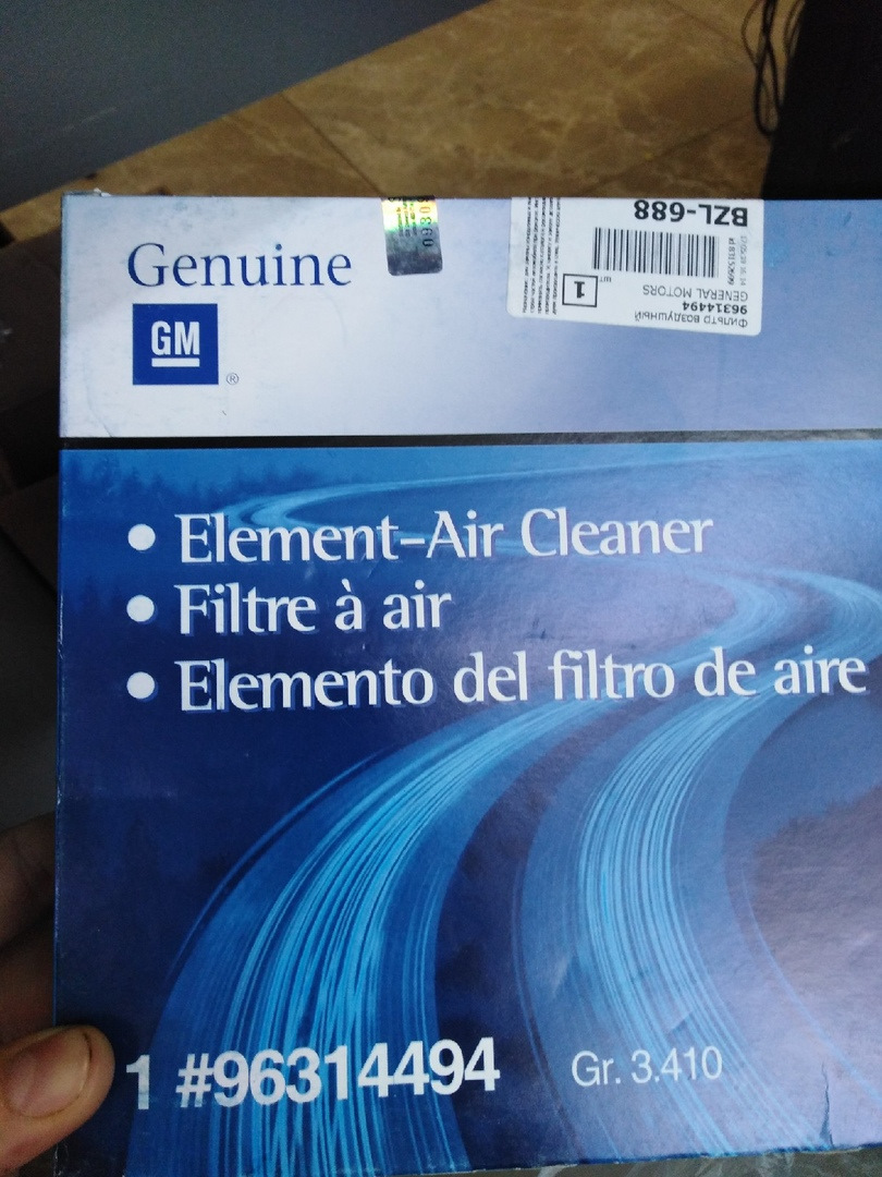 96314494 Фильтр воздушный GM | Запчасти на DRIVE2