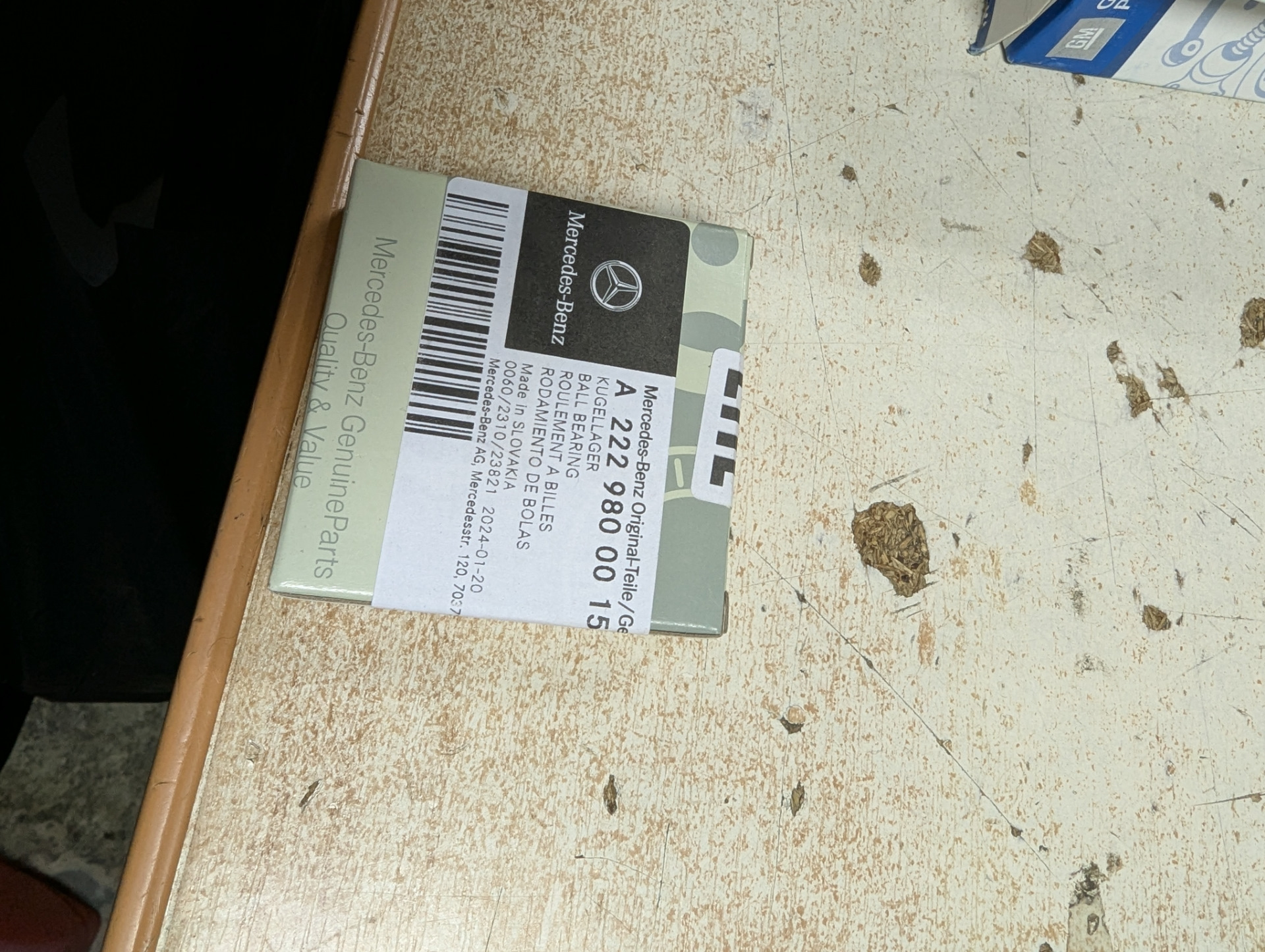 Подшипник промежуточного вала — Mercedes-Benz S-Class (W222), 4,7 л ...