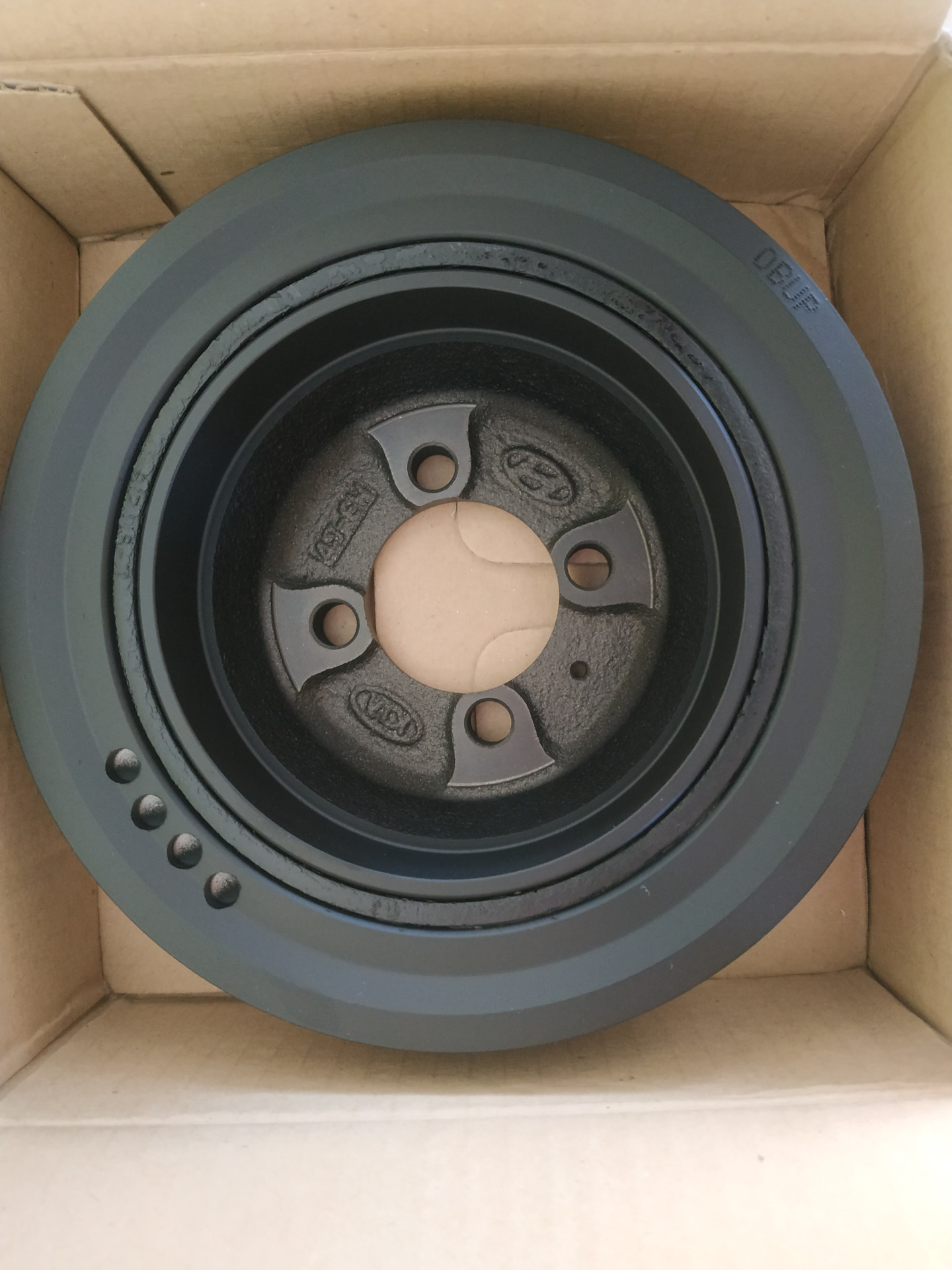 Шкив коленчатого вала — Hyundai Sonata IV (EF), 2,1 л, 2005 года ...