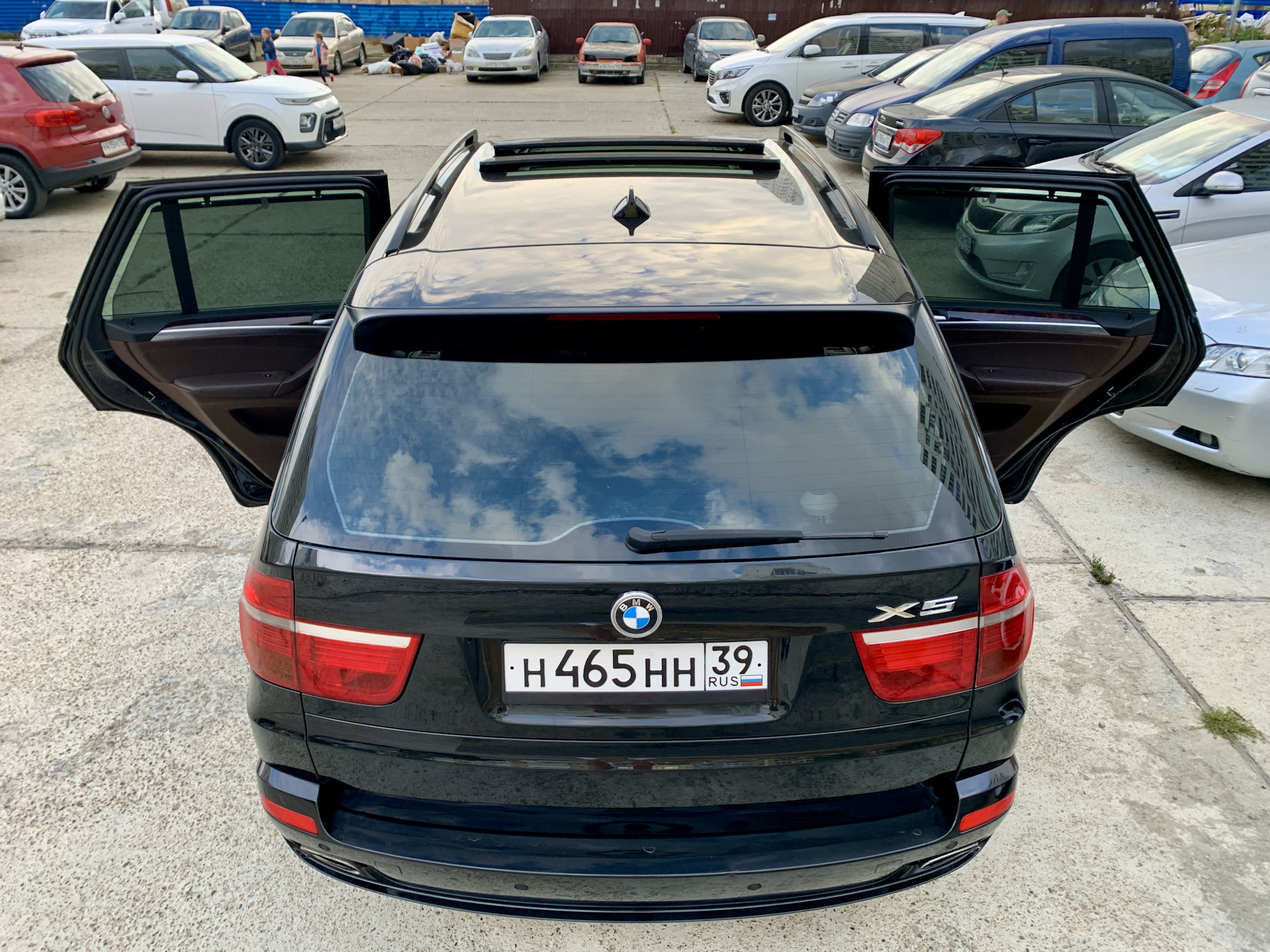 🟤 S417A Солнецезащитная штора окна двери Зд — BMW X5 (E70), 3 л, 2007 ...