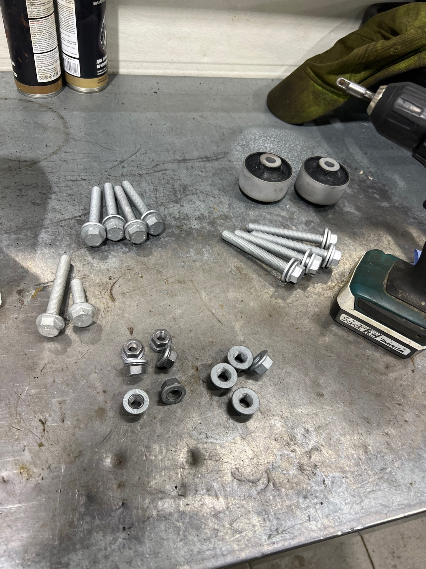 Гарантийная замена С/Б передних рычагов. — Skoda Kodiaq (1G), 2 л, 2021 ...