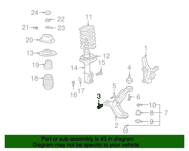 545511C000 втулка подвески KIA HYUNDAI | Запчасти на DRIVE2