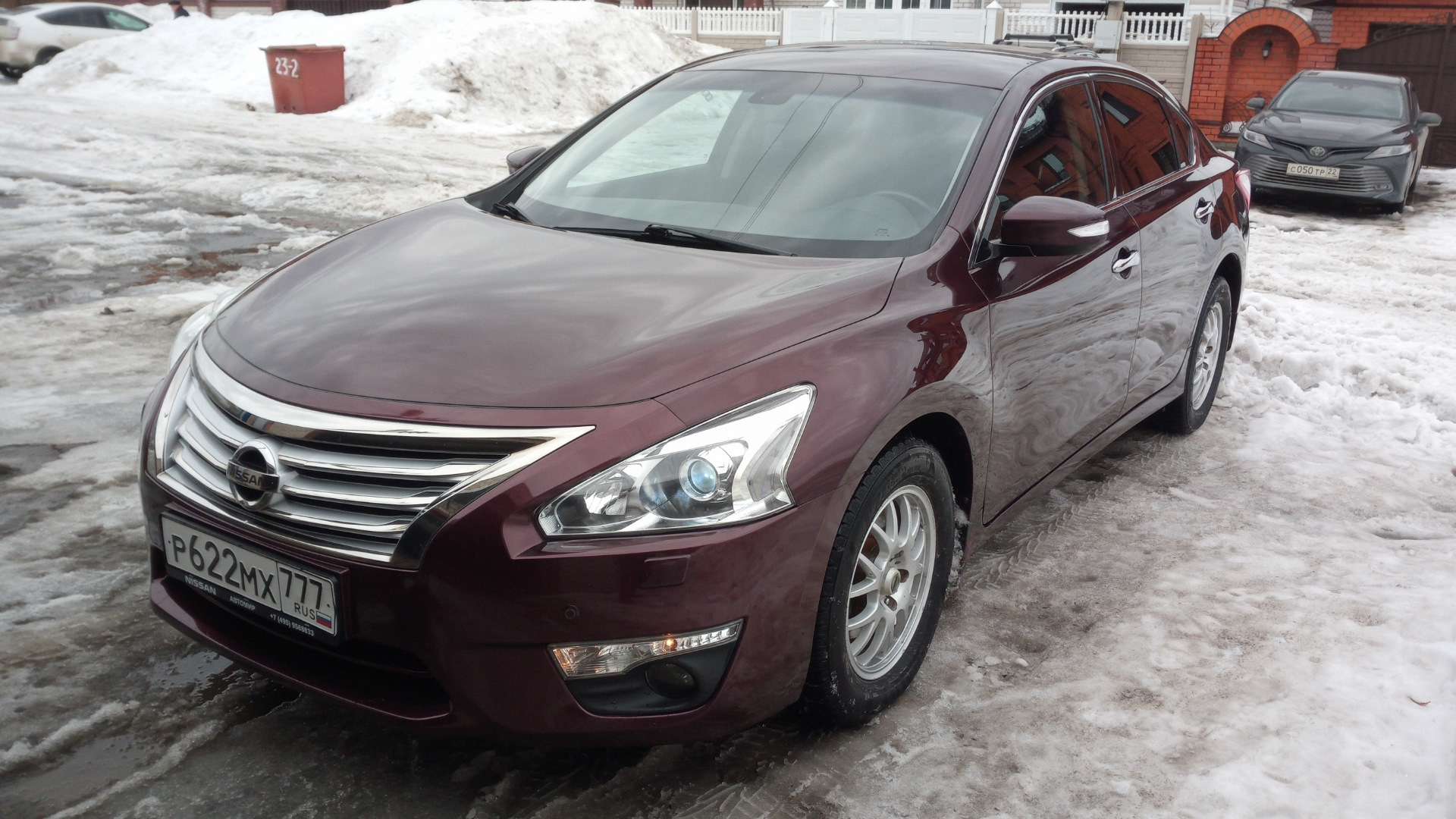 Замена лобового стекла — Nissan Teana (L33), 2,5 л, 2014 года | визит ...