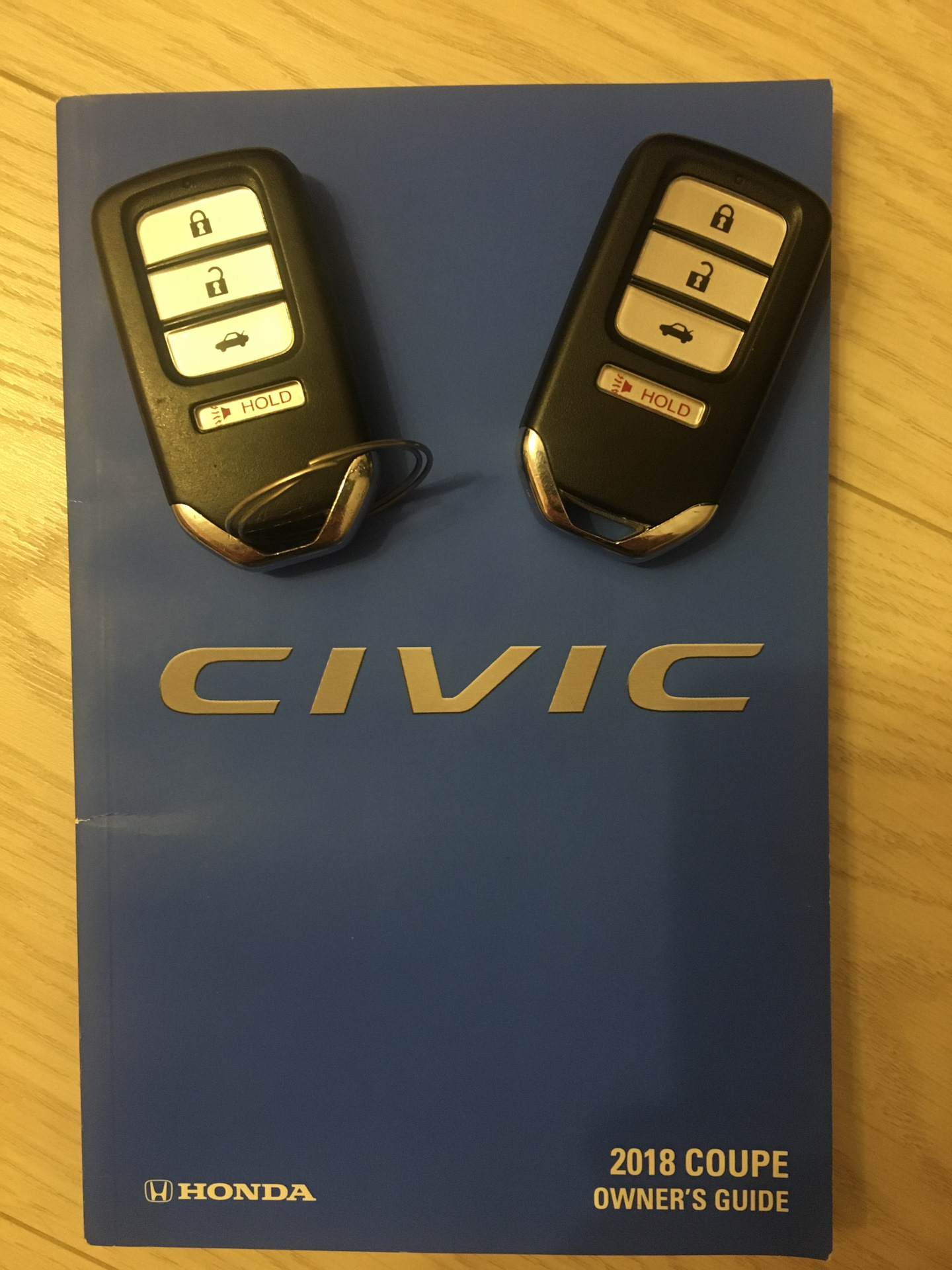 Второй ключ🔑 — Honda Civic Si (10G), 1,5 л, 2018 года | электроника ...