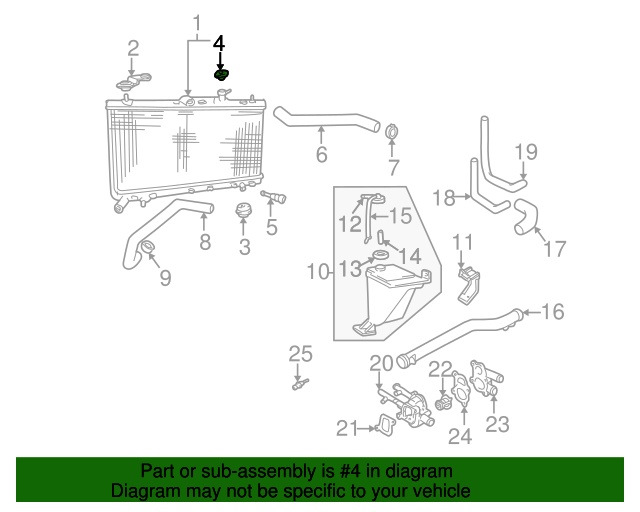 2533025000 Крышка радиатора KIA HYUNDAI | Запчасти на DRIVE2