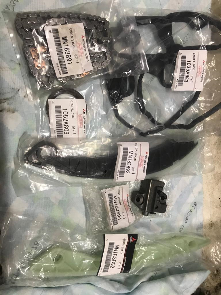 Переуплотнение крышки двигателя с заменой цепи грм. — Mitsubishi ...