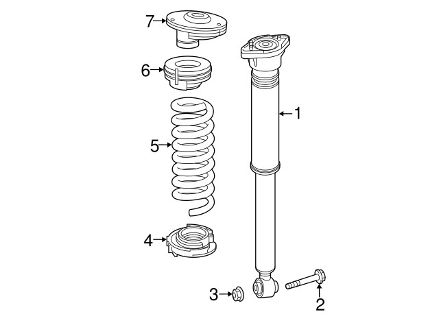 A2383207301 Амортизатор задний Mercedes | Запчасти на DRIVE2