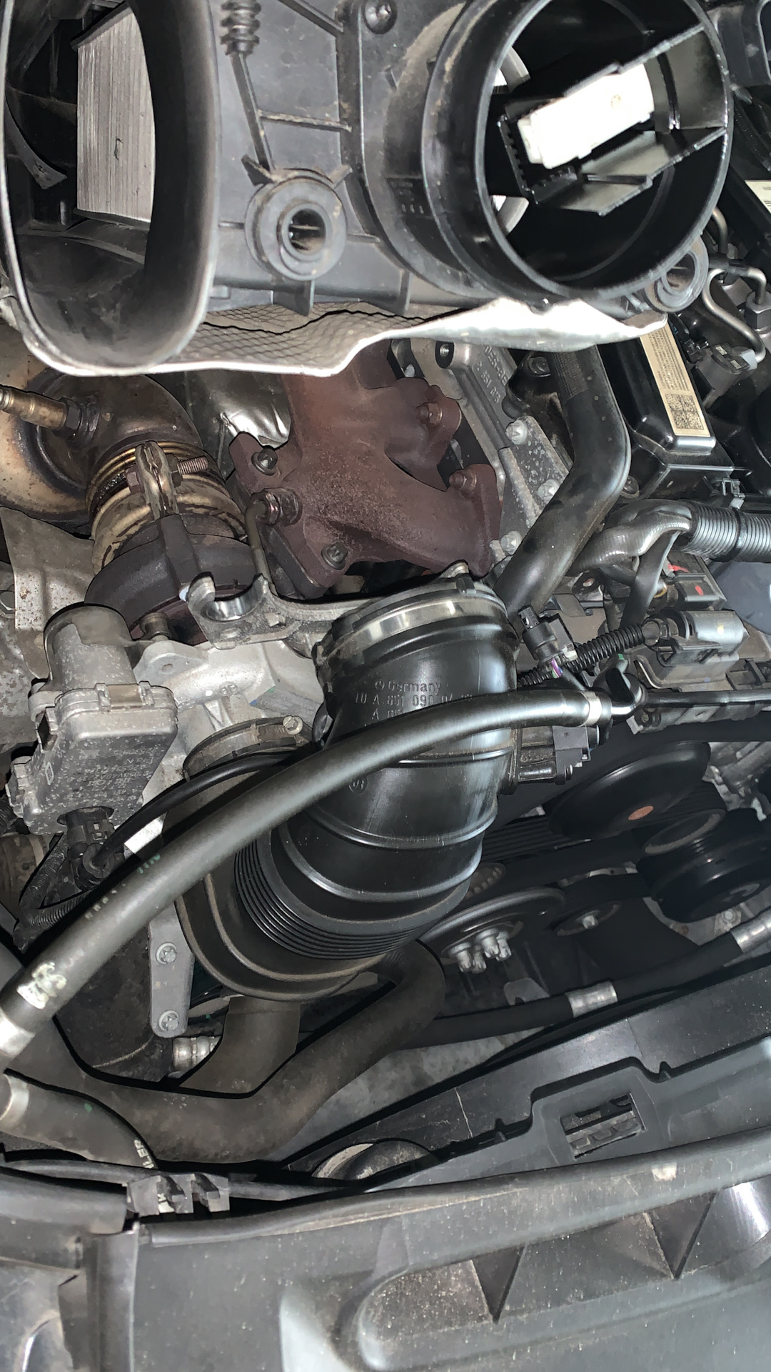 Датчик температуры отработанных газов P0546 P2080 — Mercedes-Benz C ...