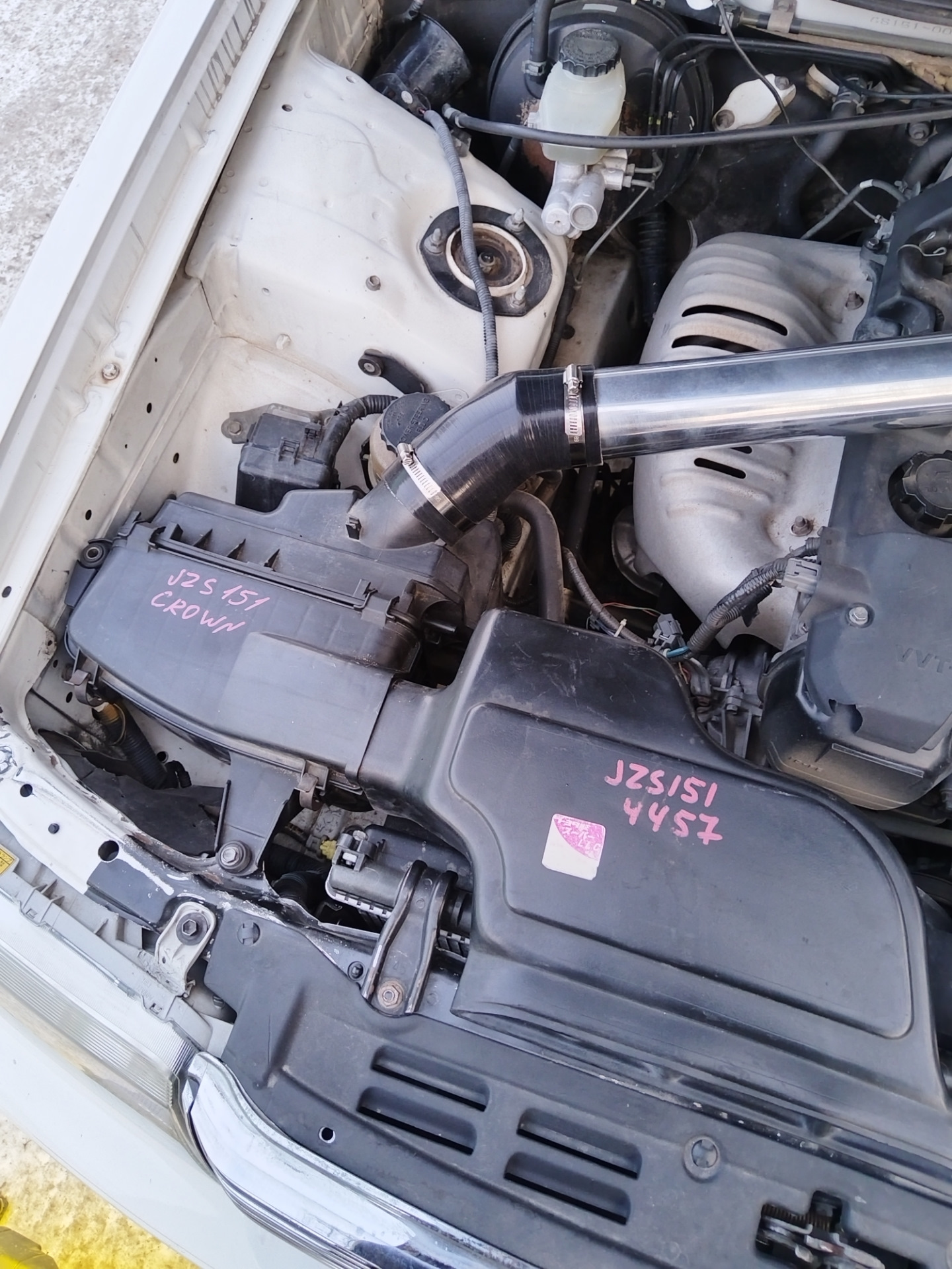 Замена впуска с 1jz-ge (2.5) на 1g-fe Beeams (2.0) на Toyota Crown S151 ...