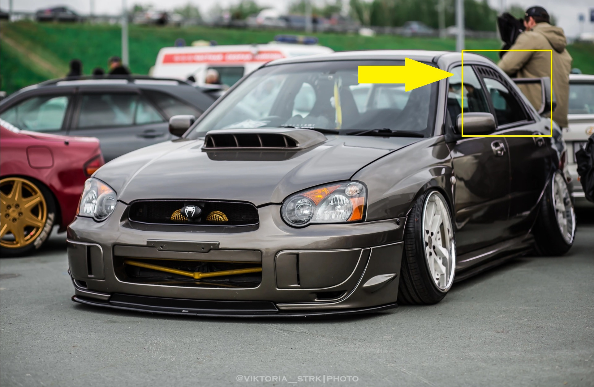 7. Вентиляция (?) в задние боковые стекла — Subaru Impreza WRX (GD/GG), 2 л, 2006 года ...