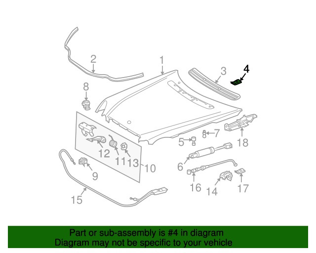 A0039948545 Клипса пружинная Mercedes | Запчасти на DRIVE2
