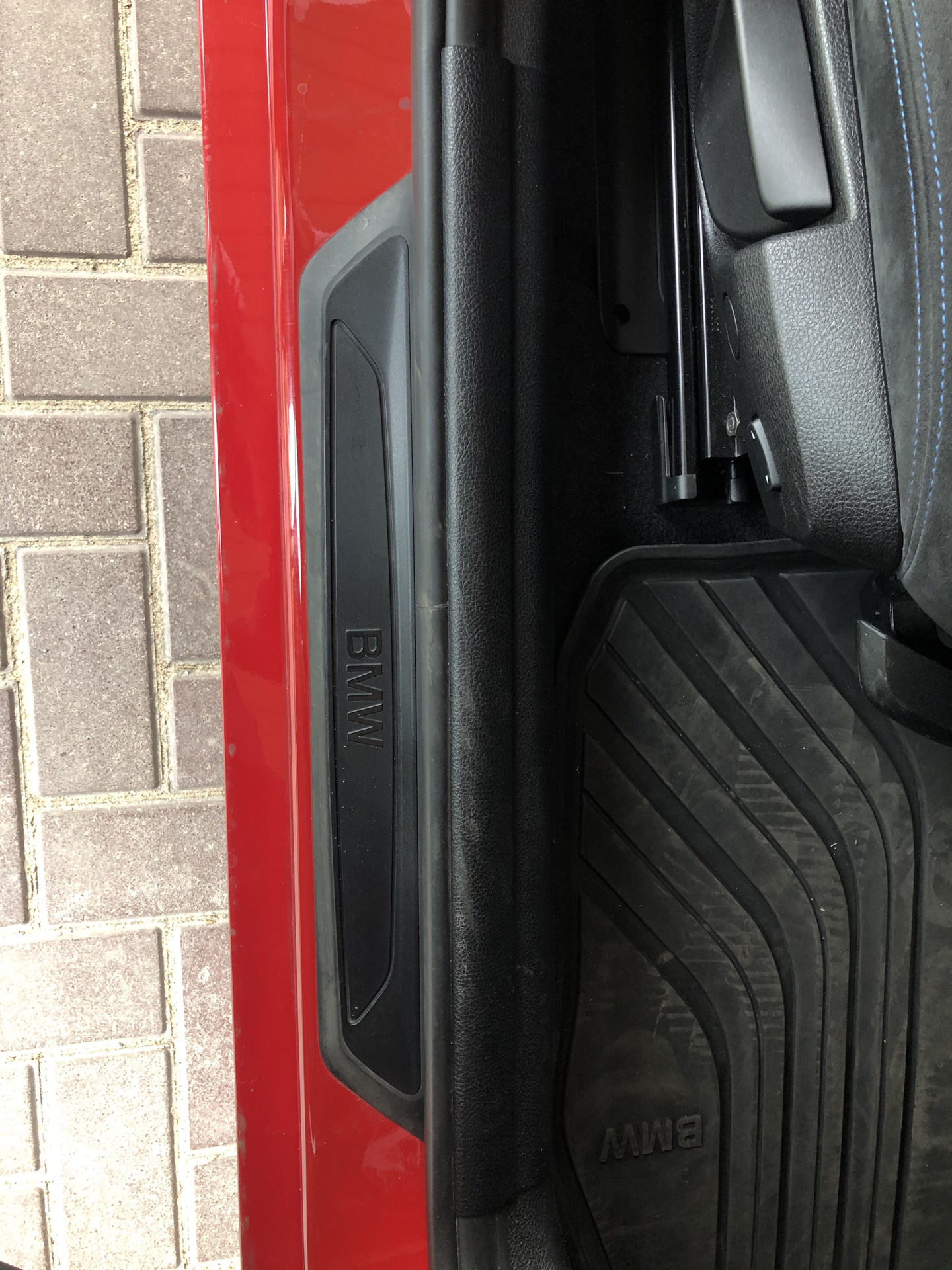 Накладки порога в M-стиле — BMW 1 series (F20), 1,5 л, 2015 года ...