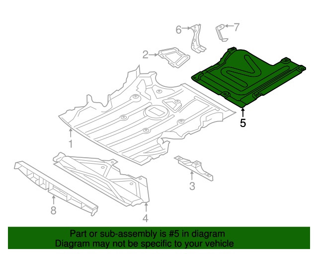 51757163562 Облицовка днища кузова Пд Ср BMW | Запчасти на DRIVE2