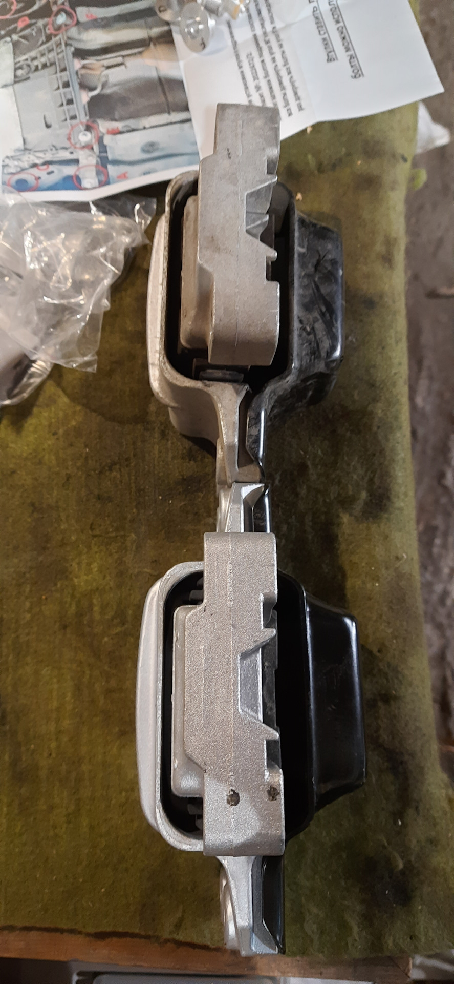 Замена левой подушки .Втулки в подрамник. — Skoda Octavia A5 Mk2, 1,6 л ...