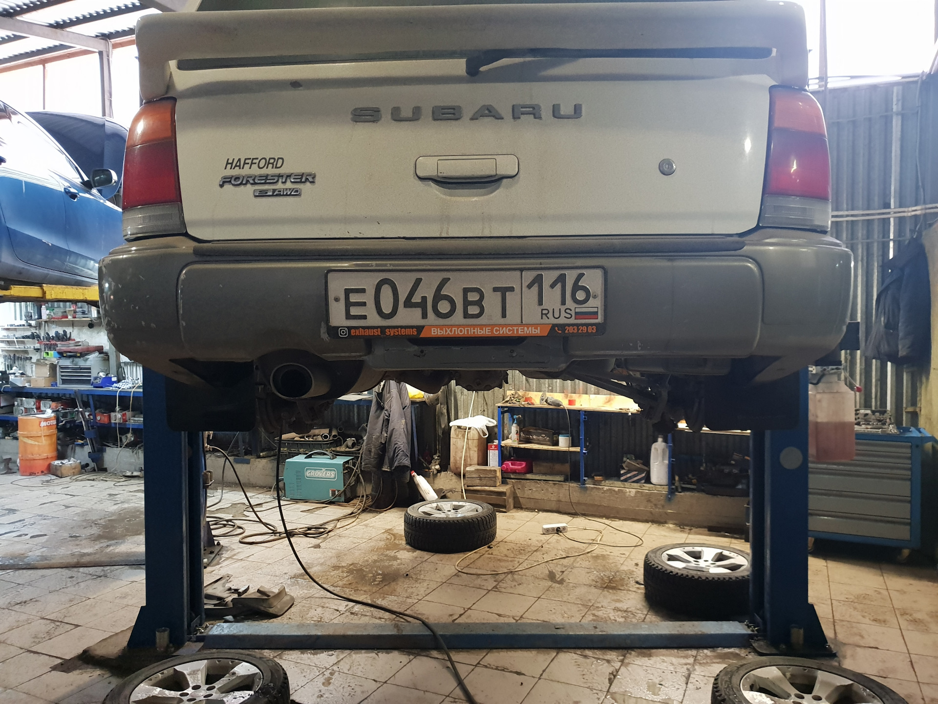 Брызговики Rally Аrmor. — Subaru Forester (SF), 2 л, 1997 года ...