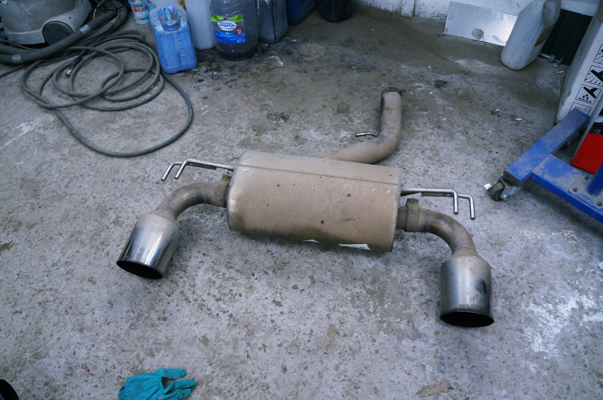 Cat-Back Milltek Evo X 76mm — Mitsubishi Lancer Evolution X, 2 л, 2008 ...