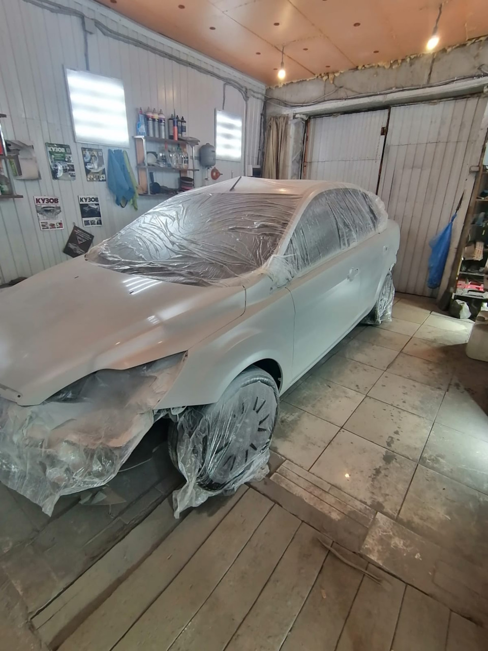Полный покрас авто. Часть 2 — Ford Focus Sedan II, 1,6 л, 2011 года ...