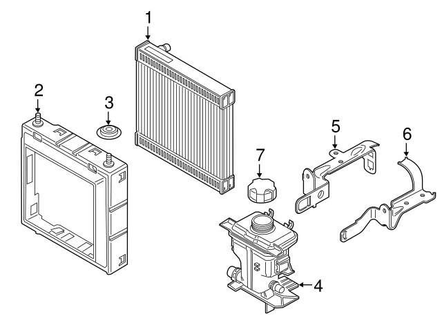 17118743667 Радиатор охлаждающей жидкости BMW | Запчасти на DRIVE2