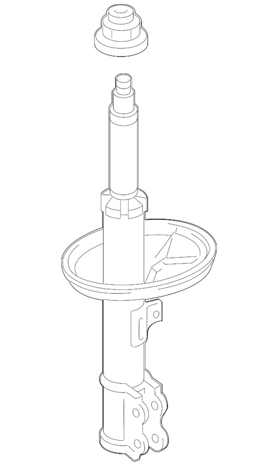 4852080230 СТОЙКА ПЕРЕДНЯЯ ЛЕВ. TOYOTA LEXUS | Запчасти на DRIVE2