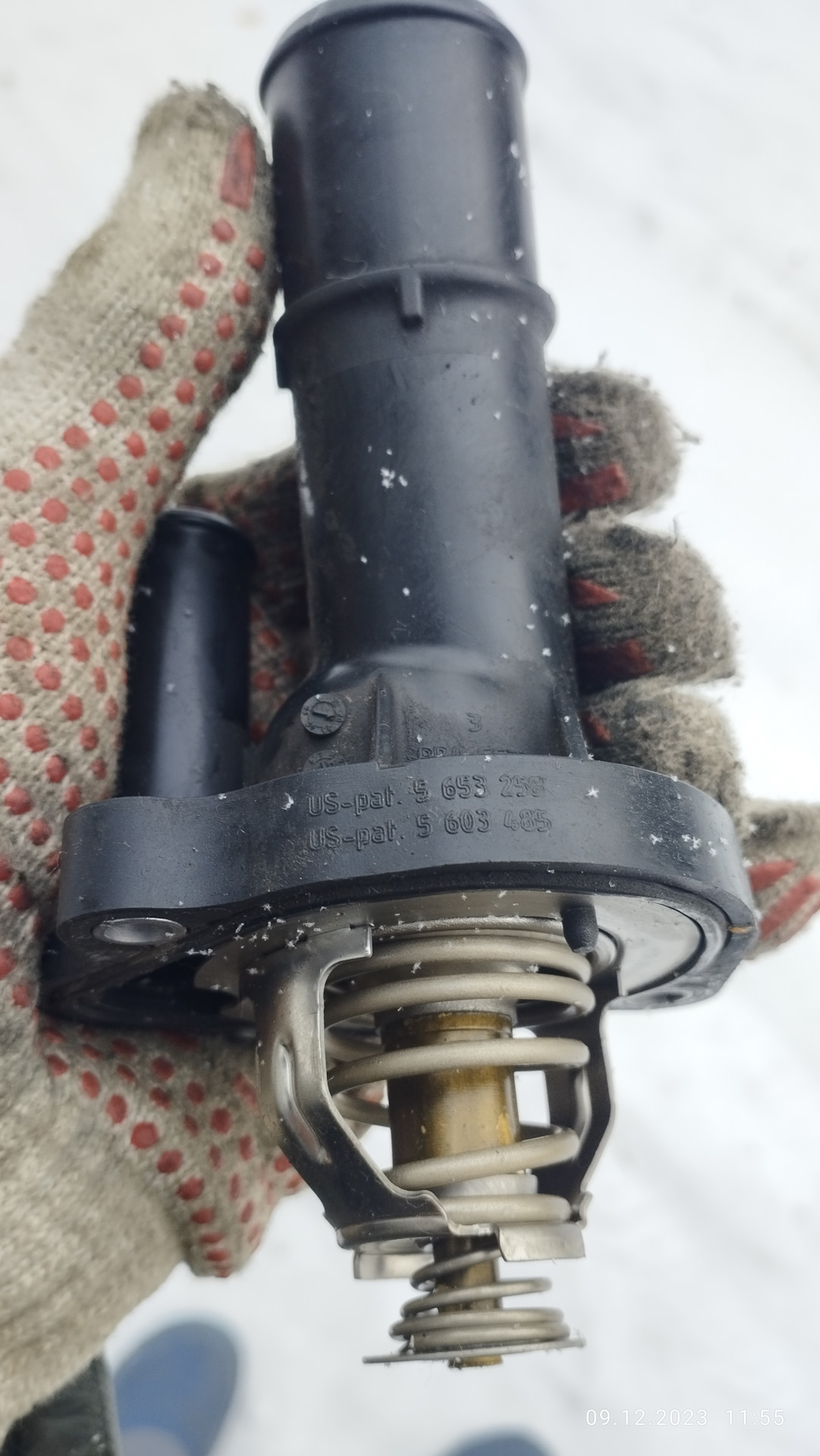 Замена термоса 1476110 на Luzar LT 1041 — Ford C-Max I, 1,8 л, 2007 ...