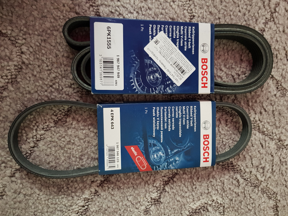 1987946123 Поликлиновый ремень BOSCH | Запчасти на DRIVE2