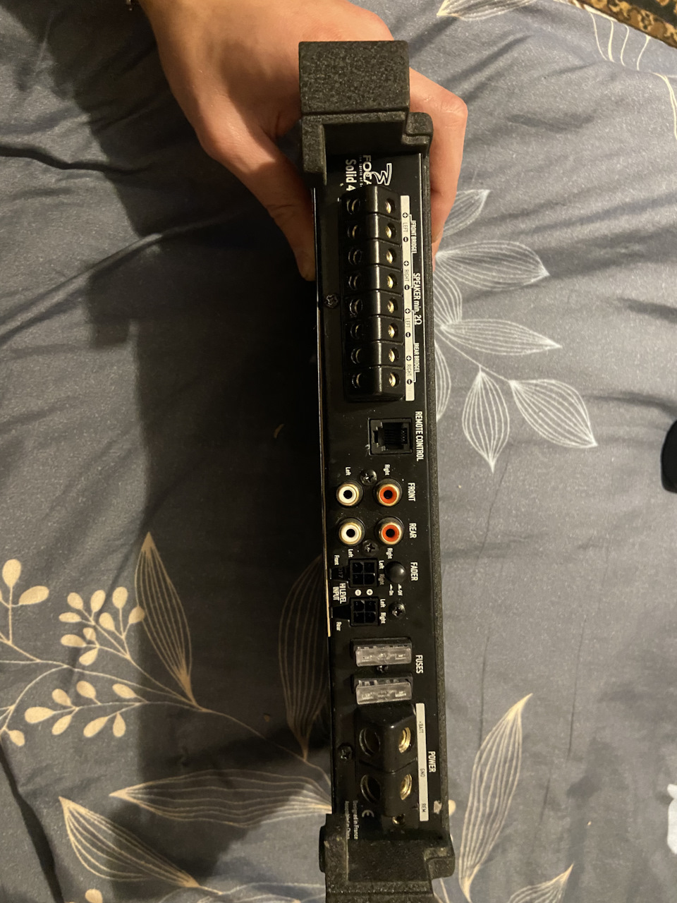 Усилитель Focal Solid 4 Black — Audi 80 (B3), 1,9 л, 1989 года | автозвук | DRIVE2